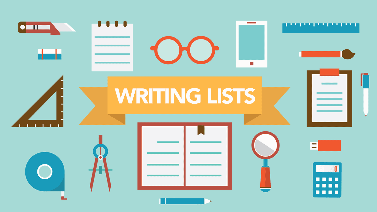 Learn How To Write A List Technical Writing Vista Projects